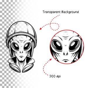 Minimalist Alien Laser Cut Files | Simple Extraterrestrial DXF Bundle ...