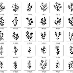 Snapdragon Flowers Bundle SVG, PNG Instant Digital Downloads - Etsy