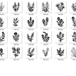 Snapdragon Flowers Bundle SVG, PNG Instant Digital Downloads - Etsy