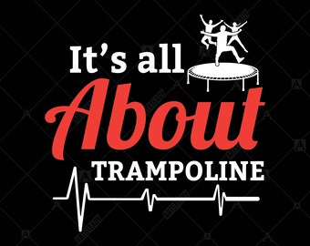 Trampoline Svg Files TRAMPOLINE Cool Graphic RETRO BUNDLE Ar - Etsy