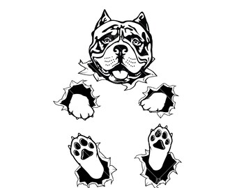 American Bully Tattoo Designs