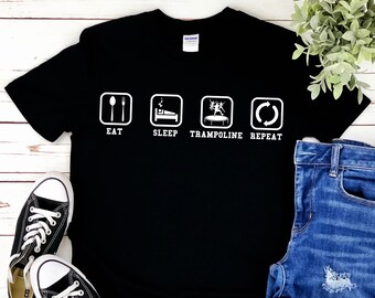 Trampoline Svg Files TRAMPOLINE Cool Graphic RETRO BUNDLE Ar - Etsy