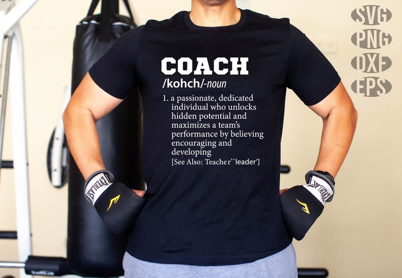 Coach Svg Files - Funny Coach Definition Coaches Sports Svg Instant ...