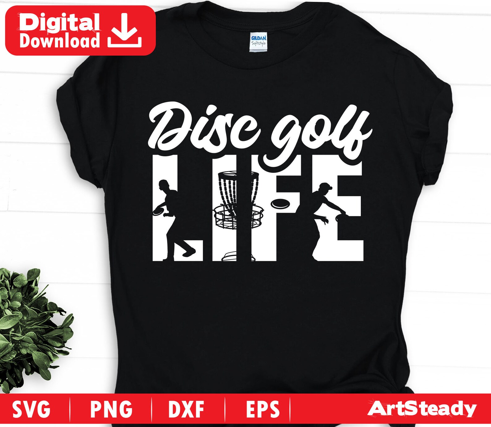 Disc Golf Svg File Art LIFE Funny Artistic Theme Discgolf - Etsy