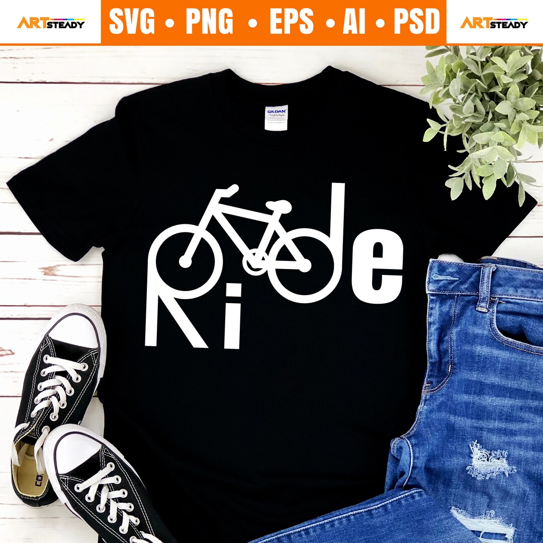 Mountain Bike or CYCLIST Svg Files RIDE Cycling Bicycle Svg - Etsy
