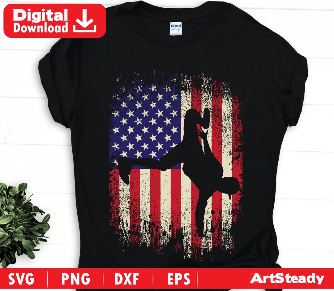 Breakdance Svg Files US Flag Cool Drawing Theme Break - Etsy