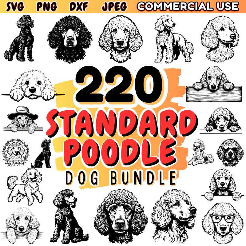 Cnc Dxf Poodle - Etsy
