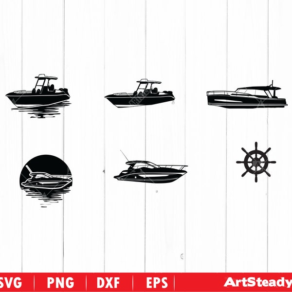 Boat Svg - Etsy