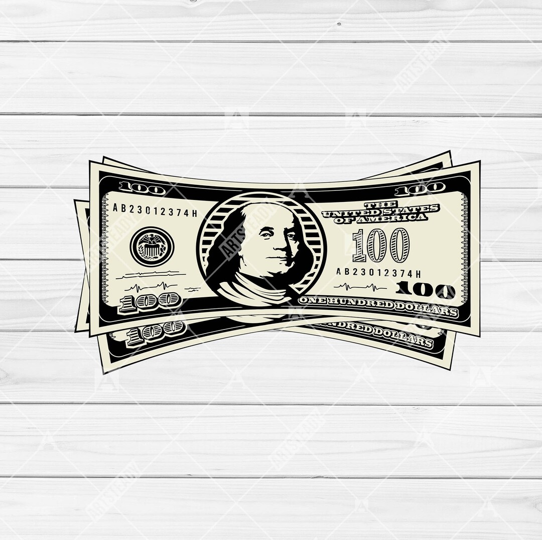Dollar Money Bill Sublimation PNG Bunch of 100 Dollar Money Theme ...