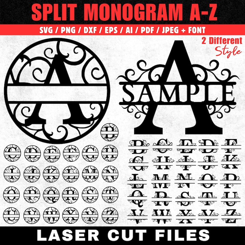 Plasma Dxf Files Last Name - Etsy