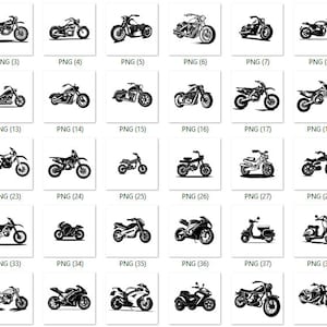Motorcycle Bundle SVG, PNG Instant Digital Downloads - Etsy Canada