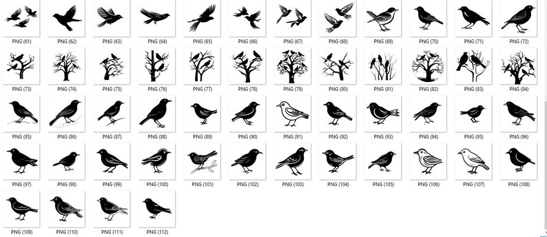 Blackbird Svg Dxf Pdf Png Jpeg Bundle | Blackbird Bird Svg Files ...