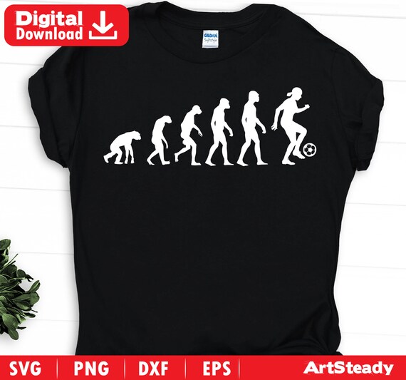Soccer Svg Files Funny Evolution Women Version Association - Etsy