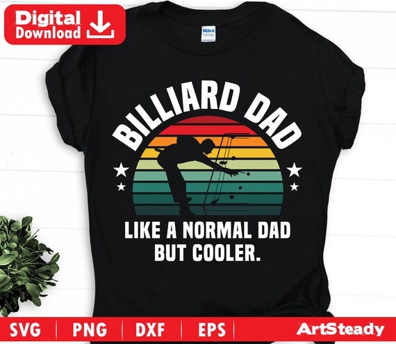 Billiards Svg Files DAD Mixed With Retro and Funny - Etsy