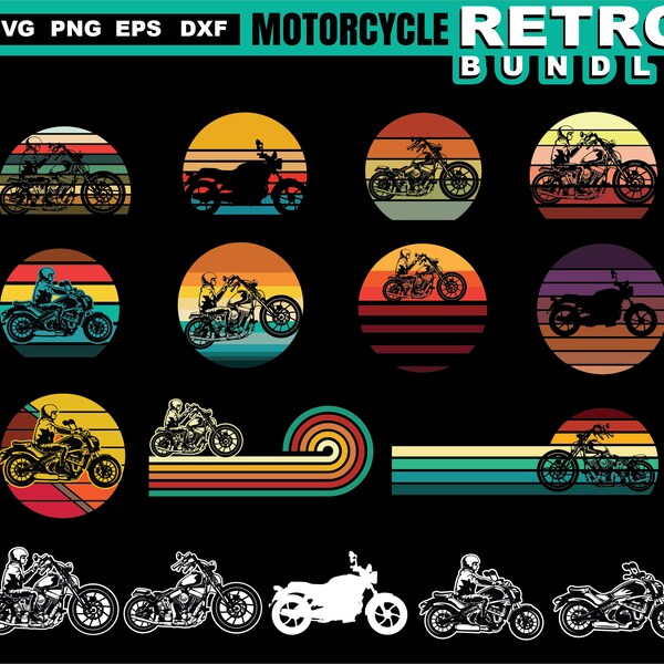 Motorcycle Svg - Etsy