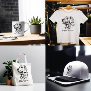 Dog Heads Side View Line Art Complete Breeds Svg and PNG Bundle ...