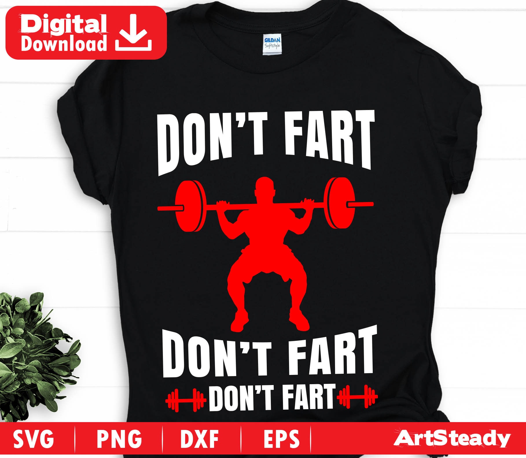 Funny Gym Svg Files Dont Fart Exercise Fitness Svg Instant Download - Etsy