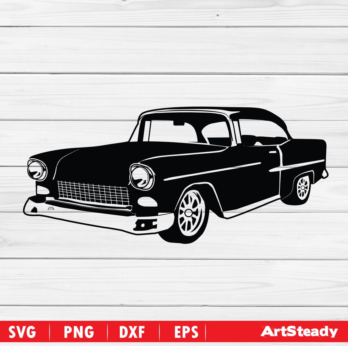 Classic Car Svg File Graphic Art Vintage Retro Car Svg - Etsy
