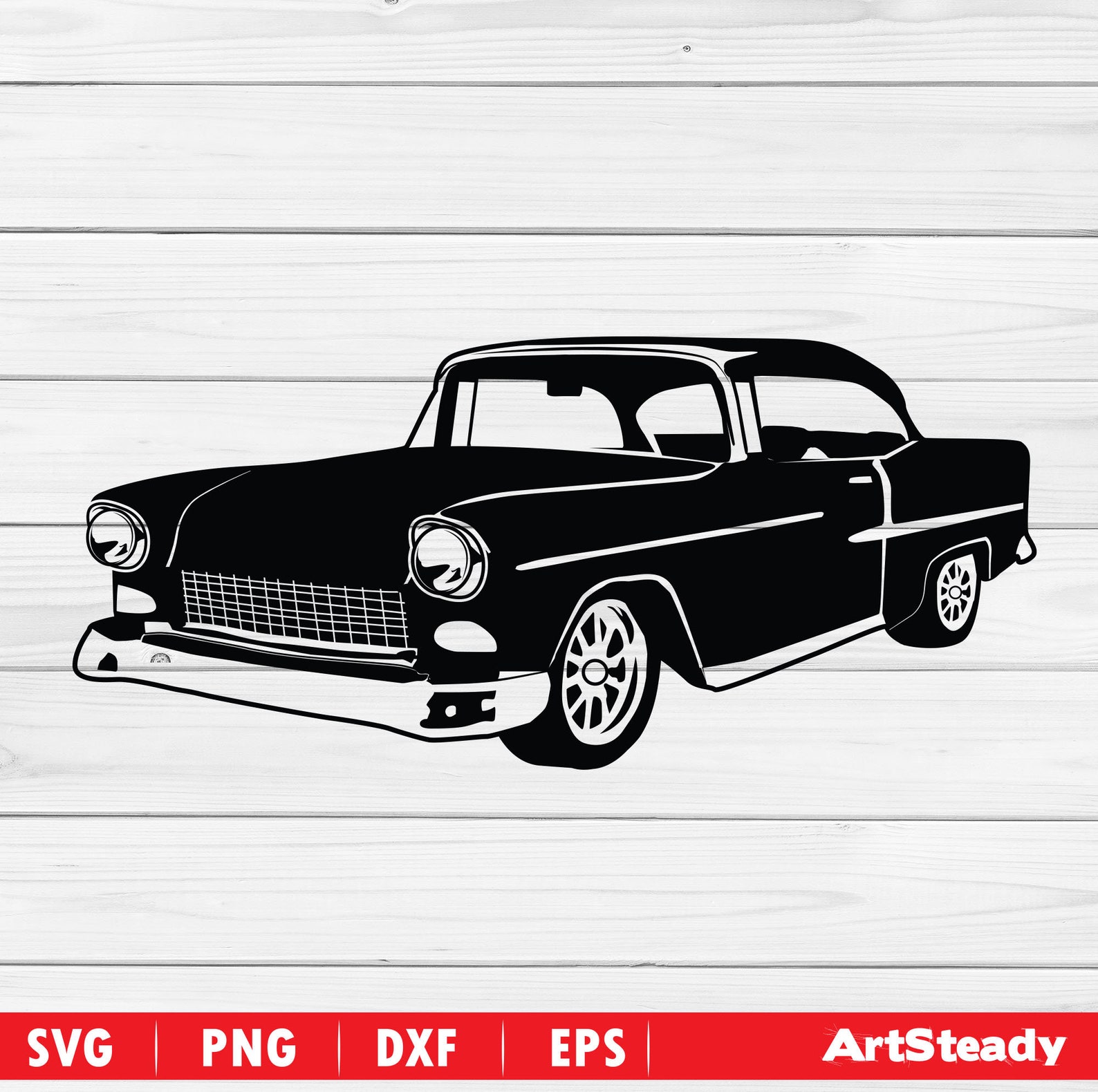 Classic Car Svg File Graphic Art Vintage Retro Car Svg - Etsy