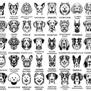 CNC Plasma Cut Files Png Svg Dxf Files for Plasma Cutting Dog Heads ...