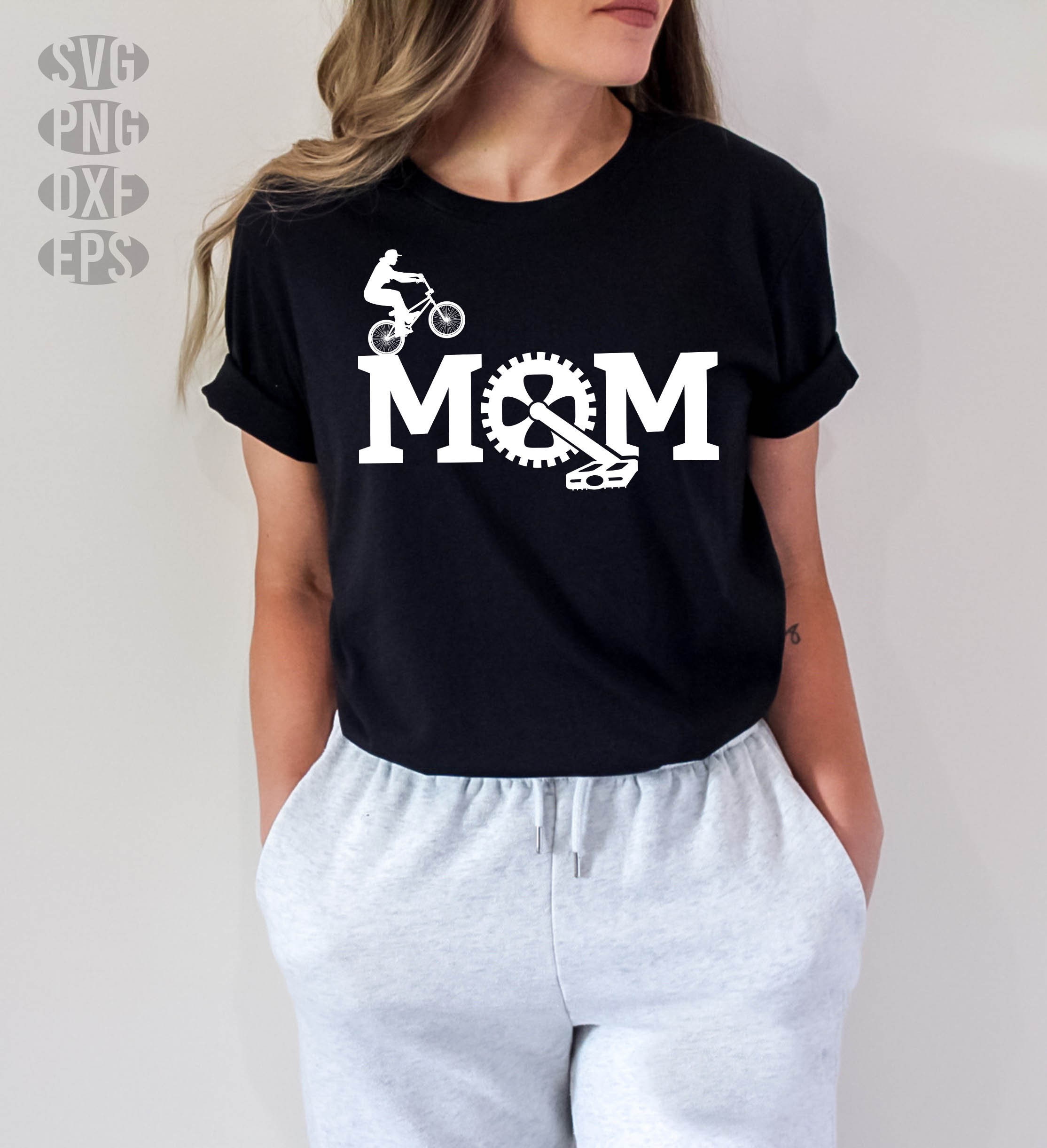 Freestyle BMX Bicycle SVG PNG Bundle With Mom Graphic Art Designs for ...