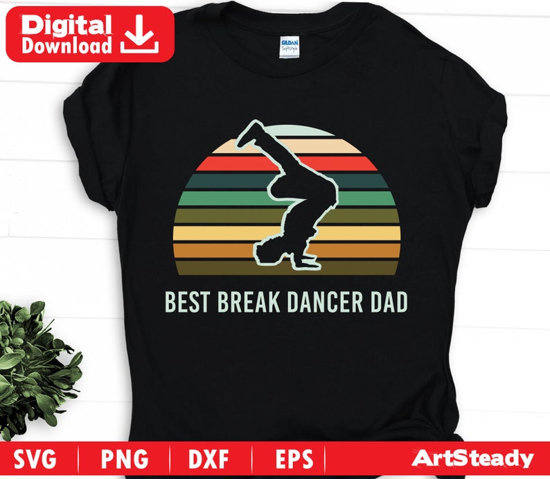Breakdance Svg Files Retro Sunset Graphic Drawing Theme - Etsy