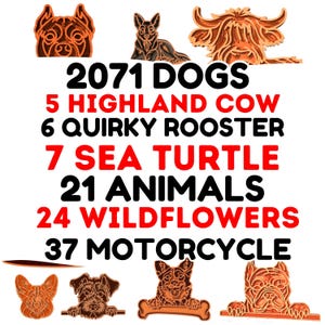 2140 MULTI LAYER Laser Cut Files Dxf, Svg, Eps & Pdf Mega Bundle Pack ...