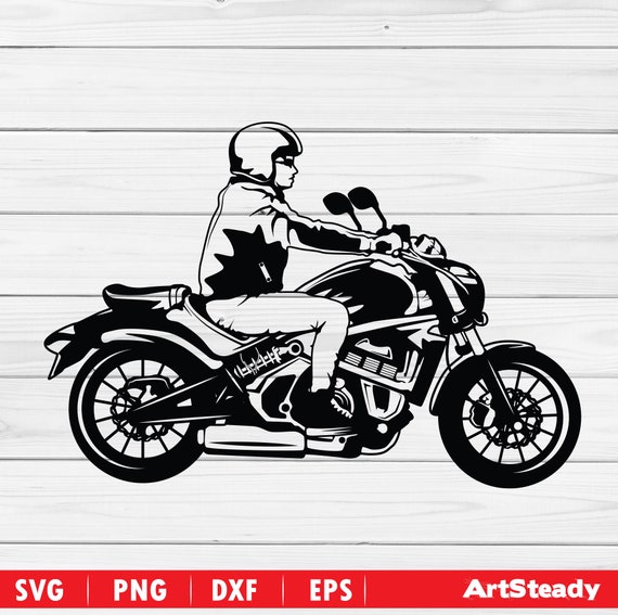 Motorcycle Svg Files Graphic Art Classic Bike Biker Svg - Etsy