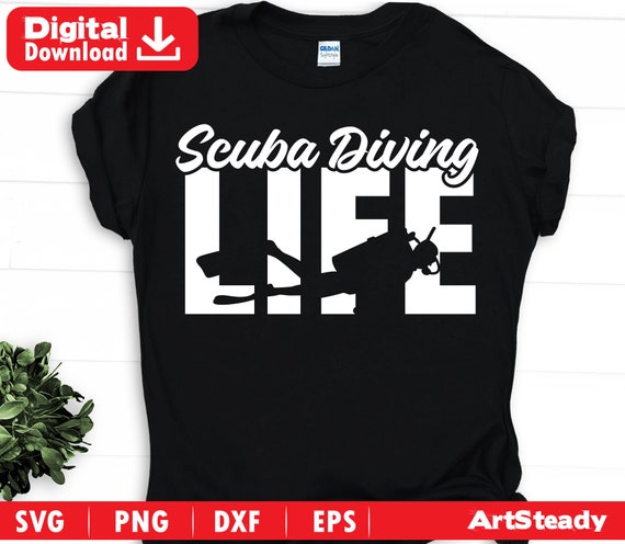 Scuba Svg Files LIFE Funny Artistic Theme Eat Sleep Scuba - Etsy