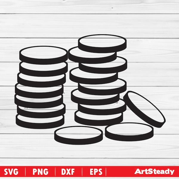 Coin Svg - Etsy