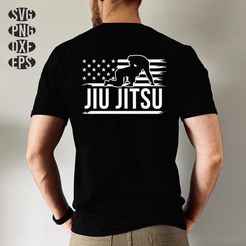 Jiu Jitsu Svg Files Jiujitsu US Flag Art - Instant Digital Download Mma ...