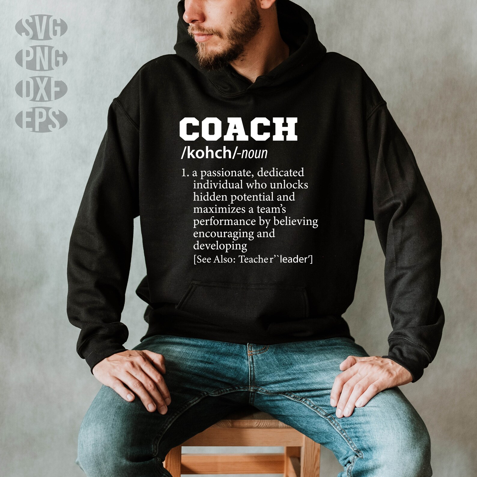 Coach Svg Files - Funny Coach Definition Coaches Sports Svg Instant ...