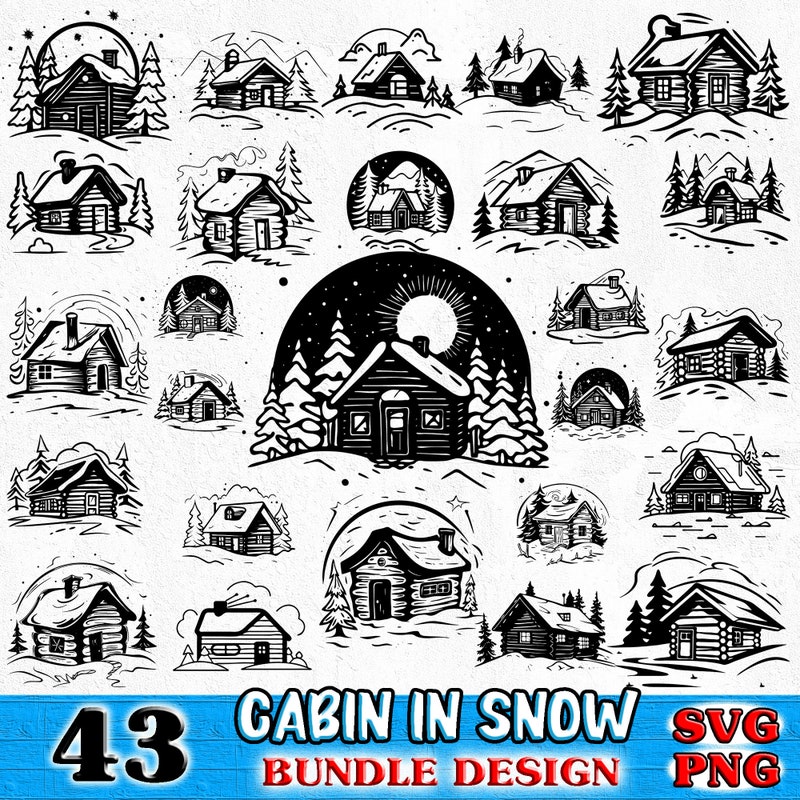 Cabin Svg - Etsy
