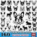 Laser Cut Bundle Dogs Faces SVG PNG Complete Breeds Puppy Dog Lover ...