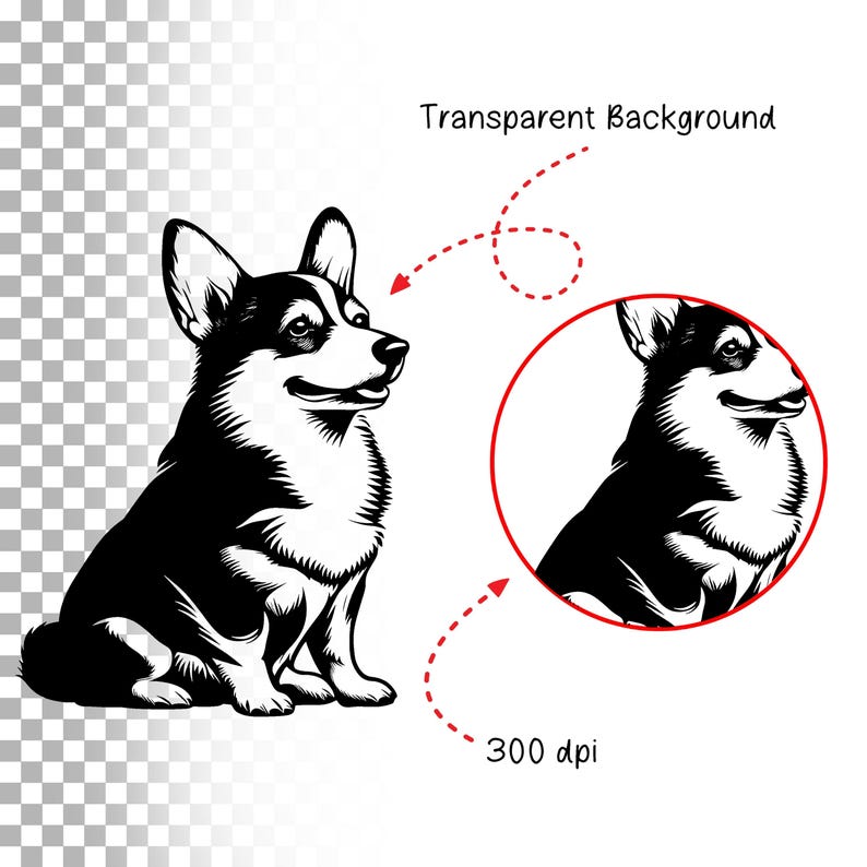 Corgi Dog SVG Bundle for Cricut Silhouette - Cut Files for Vinyl ...