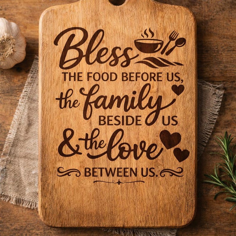 Cutting Board Sayings Bundle With Kitchen Quotes Laser Engraving Files ...
