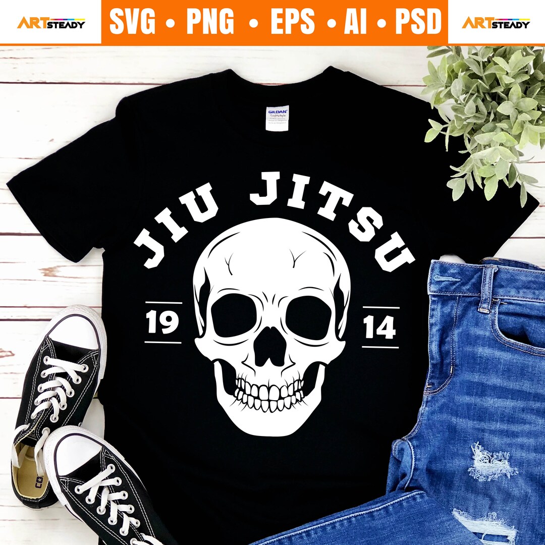 Jiu Jitsu Svg Files BJJ Grappler Instant Digital Download Grappling Mma ...