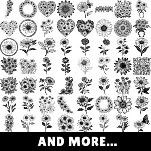 Daisy Flower Laser Cut Files | Daisy SVG Bundle for Laser Cutting ...