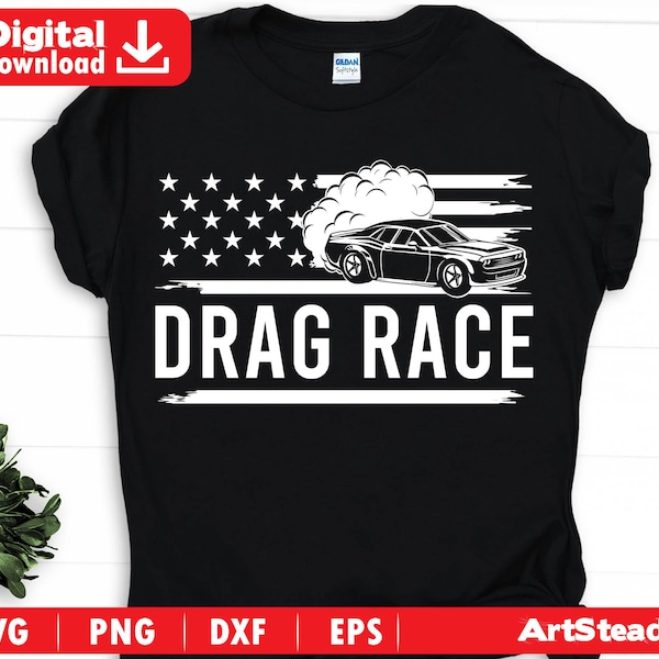 Drag Racing Svg - Etsy