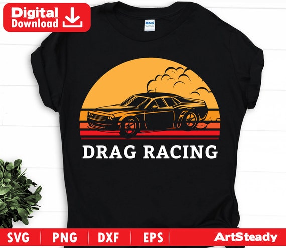 Drag Racing Svg Files Cool Whisperer Retro Art Race Car Svg - Etsy