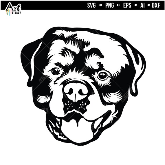 Rottweiler Svg Files Rottie Graphics Dog Lover Svg Rottie Dog | Etsy