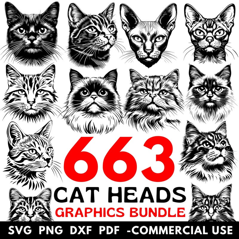Cat Head - Etsy