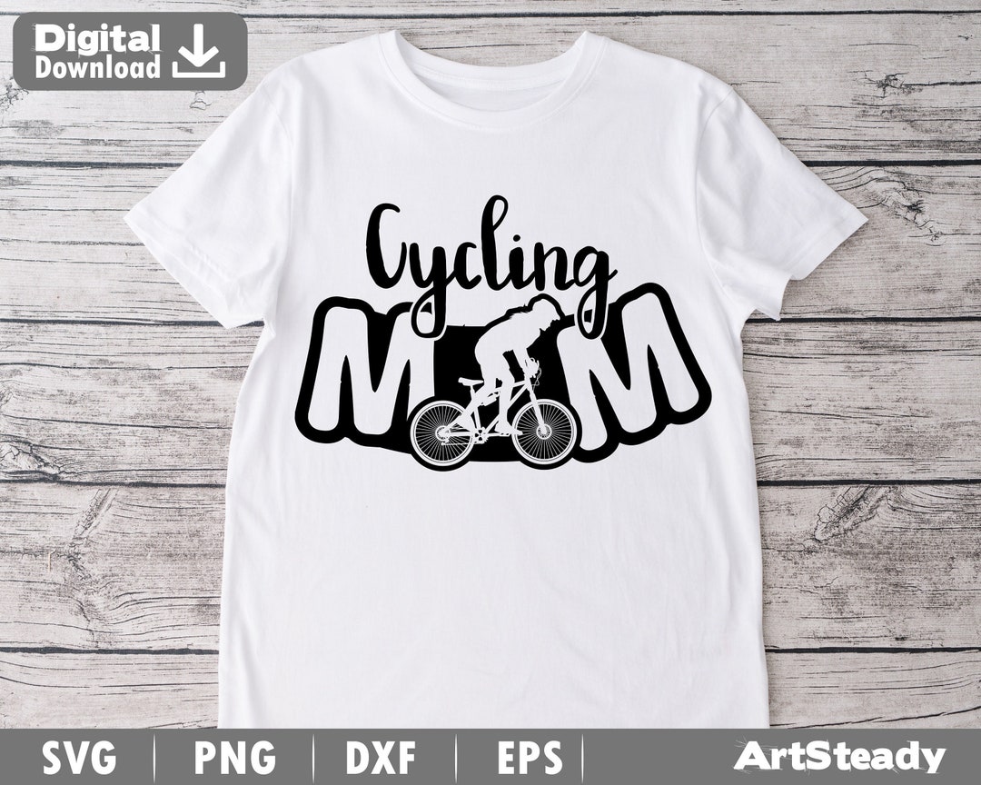 Cycling Svg Files Artsy Theme for Mom or Mama Instant - Etsy