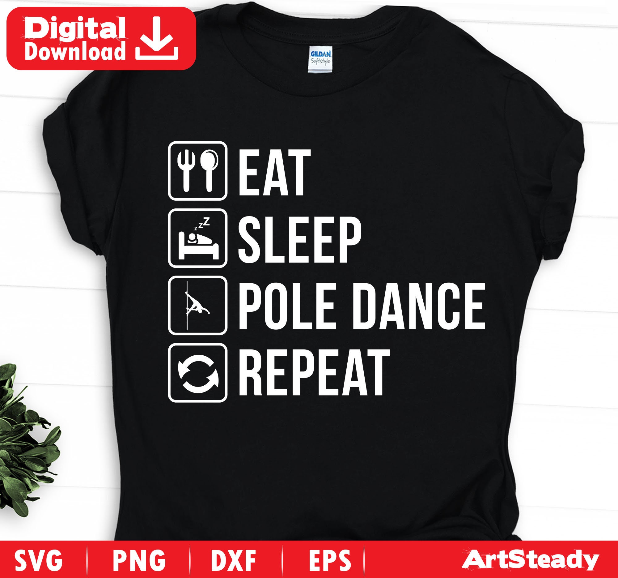 Plotterdatei Pole Dance SVG Stripper svg grafik oder pole - Etsy Schweiz