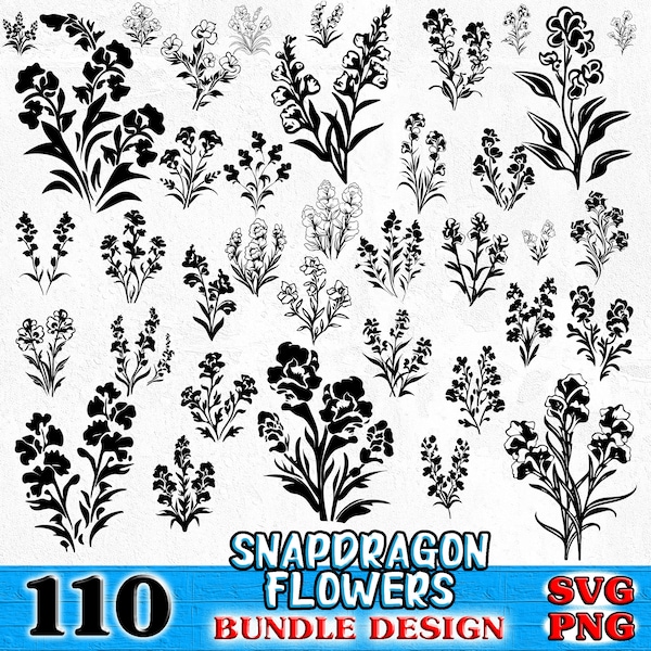 Snapdragon Svg - Etsy