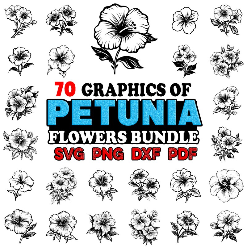 Petunia Flower - Etsy