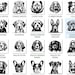 Dog Breeds Faces SVG Bundle Laser Cut Engraving CNC Files ( Instant ...