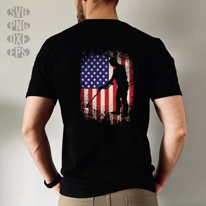 Metal Detector Svg and Treasure Hunting Metal Detecting Svg Vintage US ...