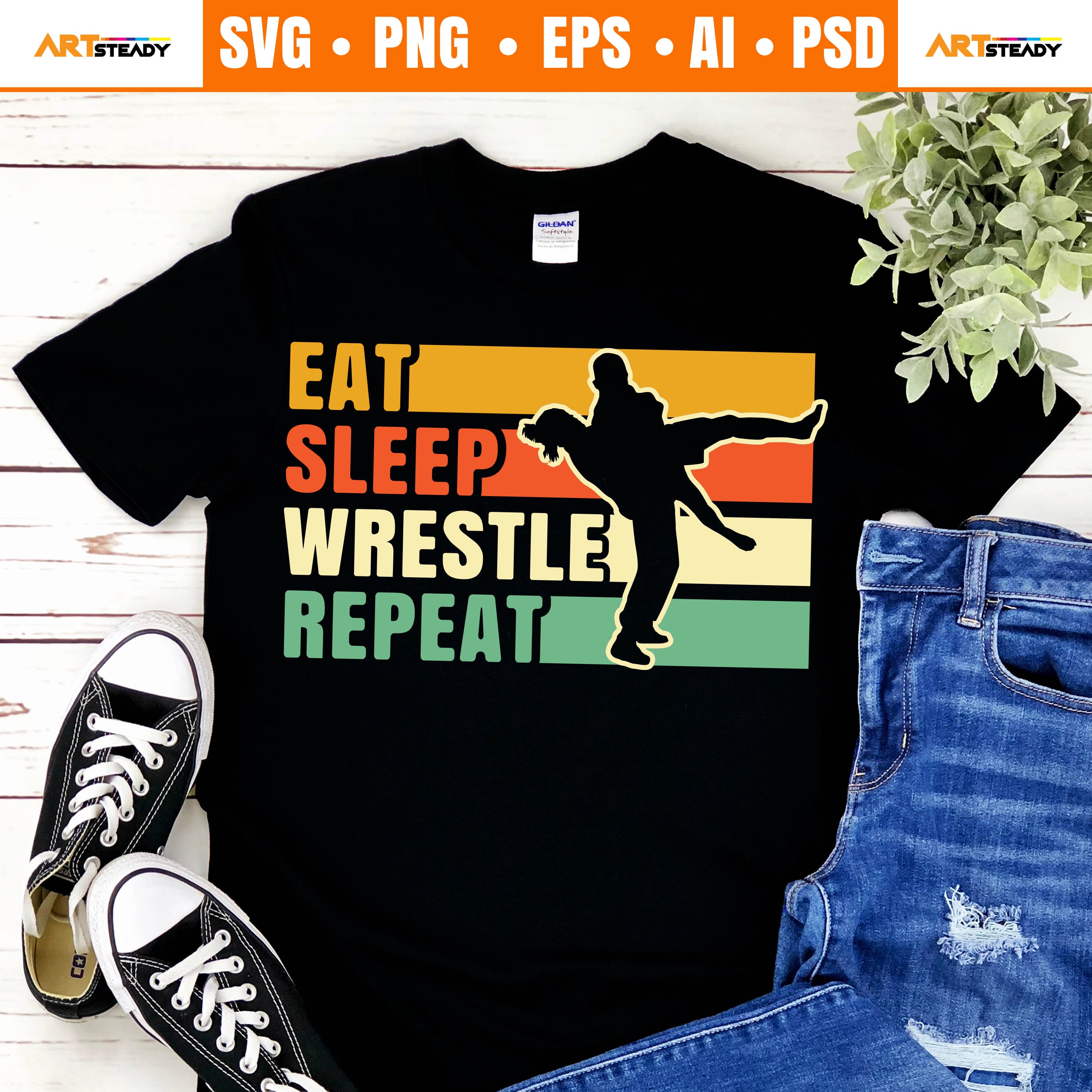 Wrestling Svg Files Wrestlers Svg or MMA Svg Graphic Arts | Etsy
