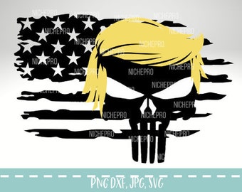 Punisher Trump Svg - Etsy
